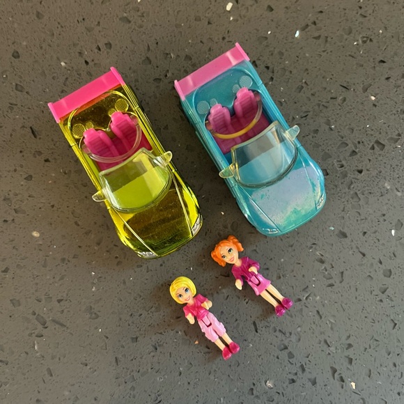 polly pocket | Toys | Vintage Polly Pocket Car Racers X2 | Poshmark